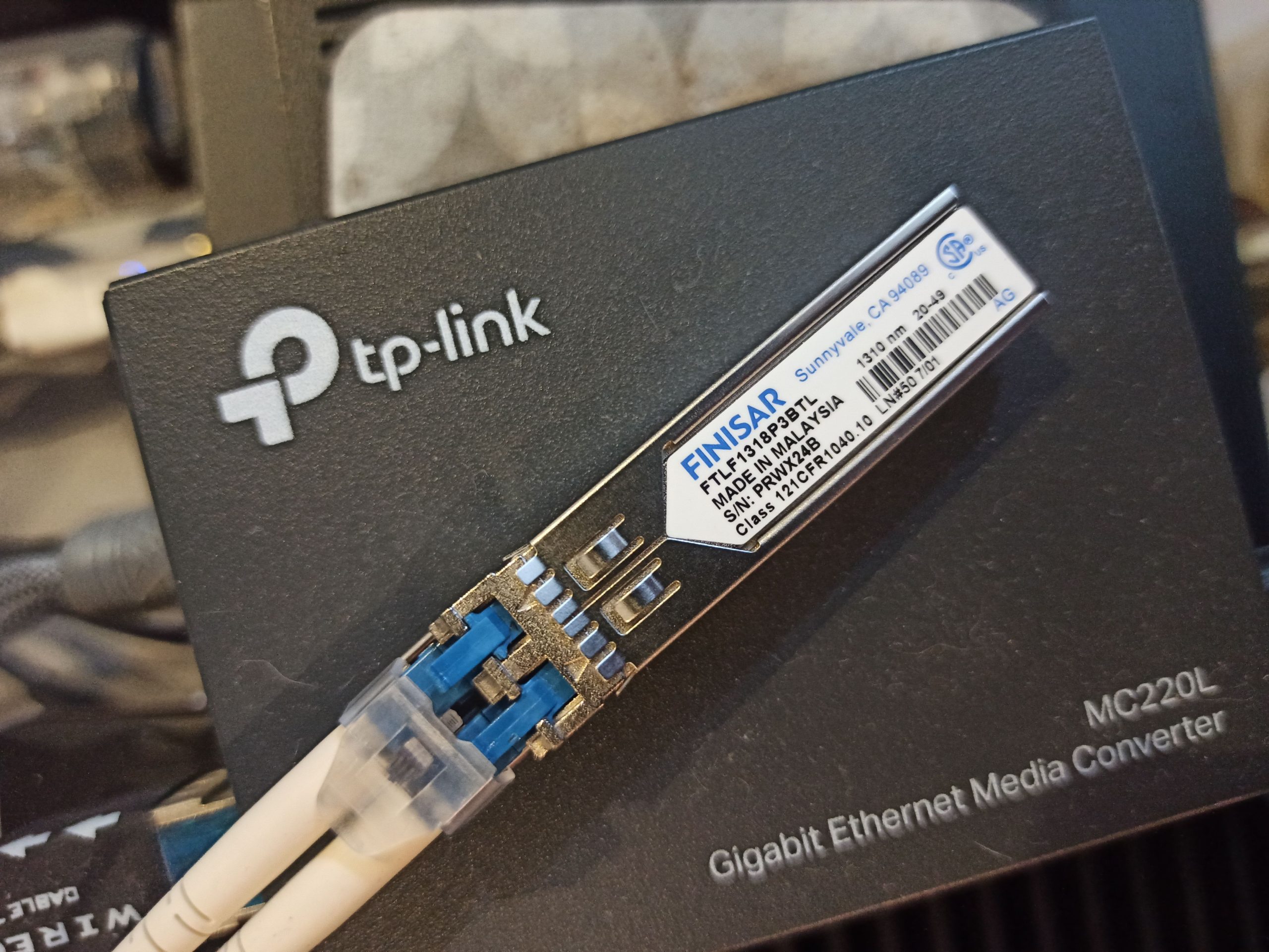 Adding Finisar SFP Transceiver modules to my optical 'bridge' streaming ...